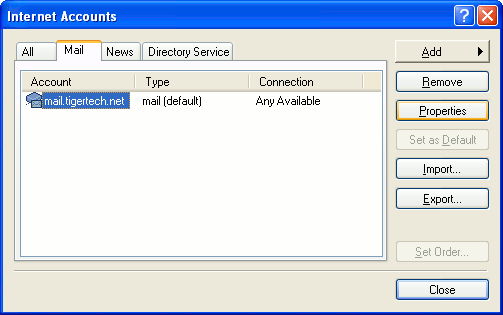 IMAP for Outlook Express | Tiger Technologies Support