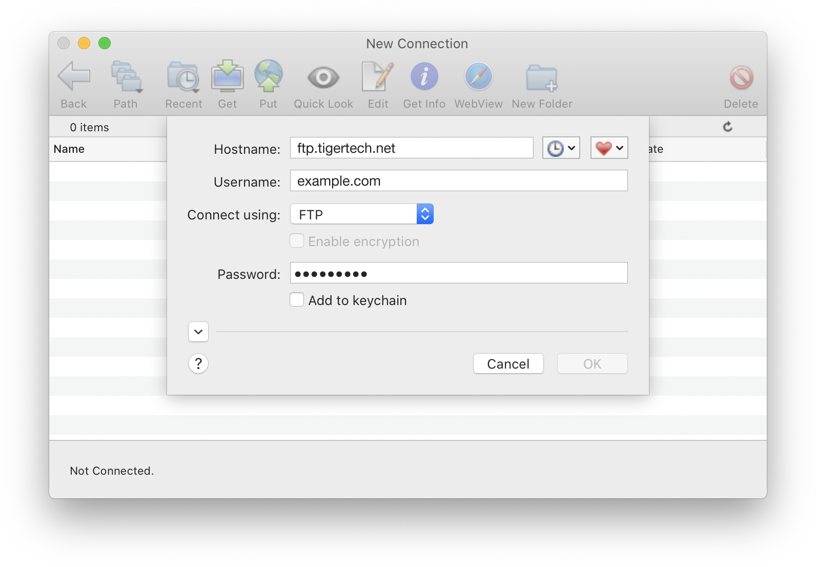 Fetch FTP | Tiger Technologies Support