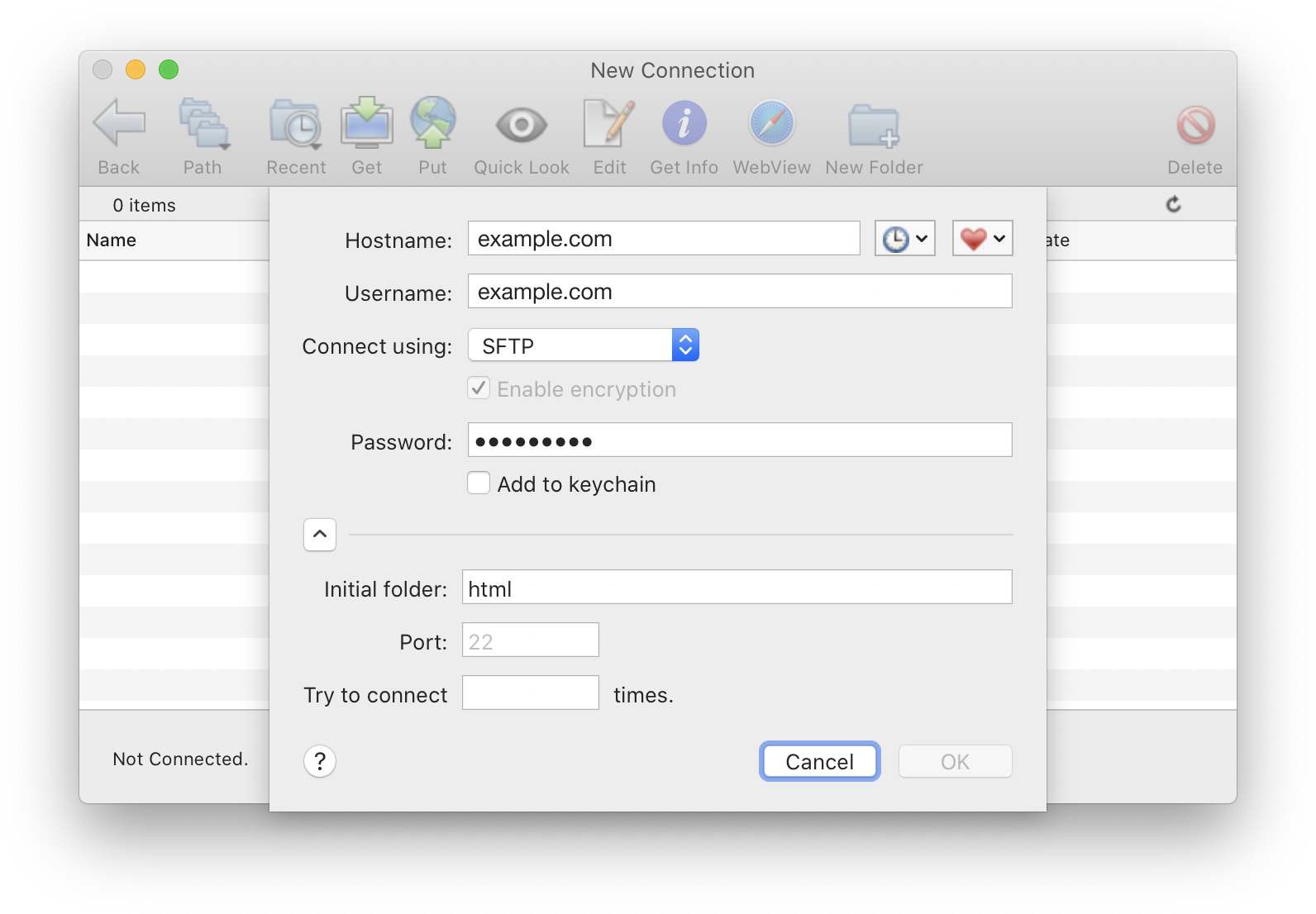 Fetch FTP | Tiger Technologies Support