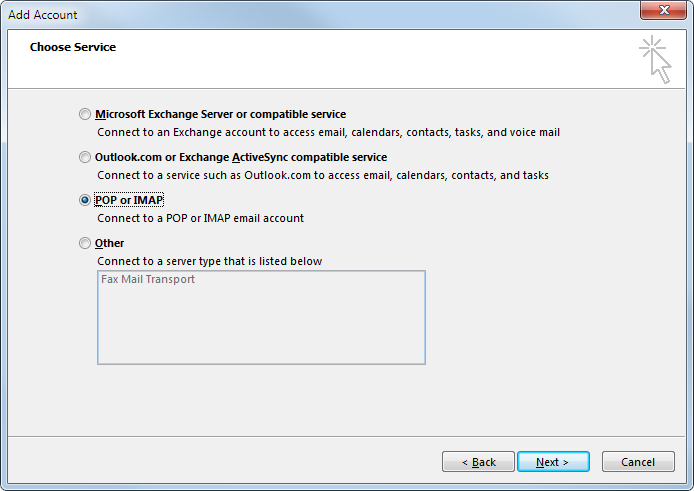 Outlook 2013 Manual Setup for IMAP | Tiger Technologies Support