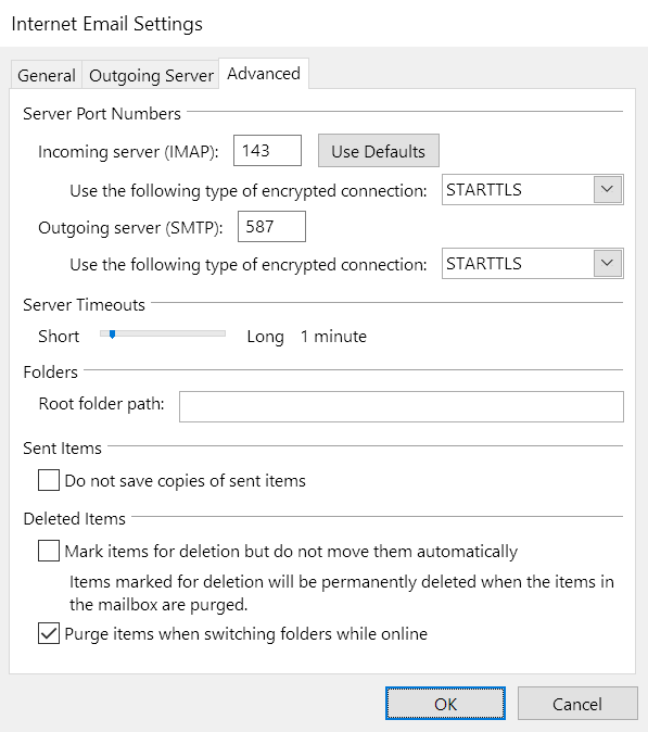 Verifying Outlook 2016 or 2019 Settings on Windows | Tiger Technologies ...