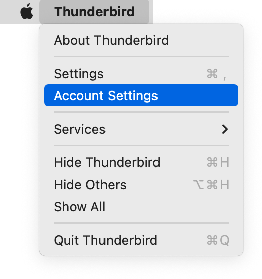 Mozilla Thunderbird Manual Setup | Tiger Technologies Support